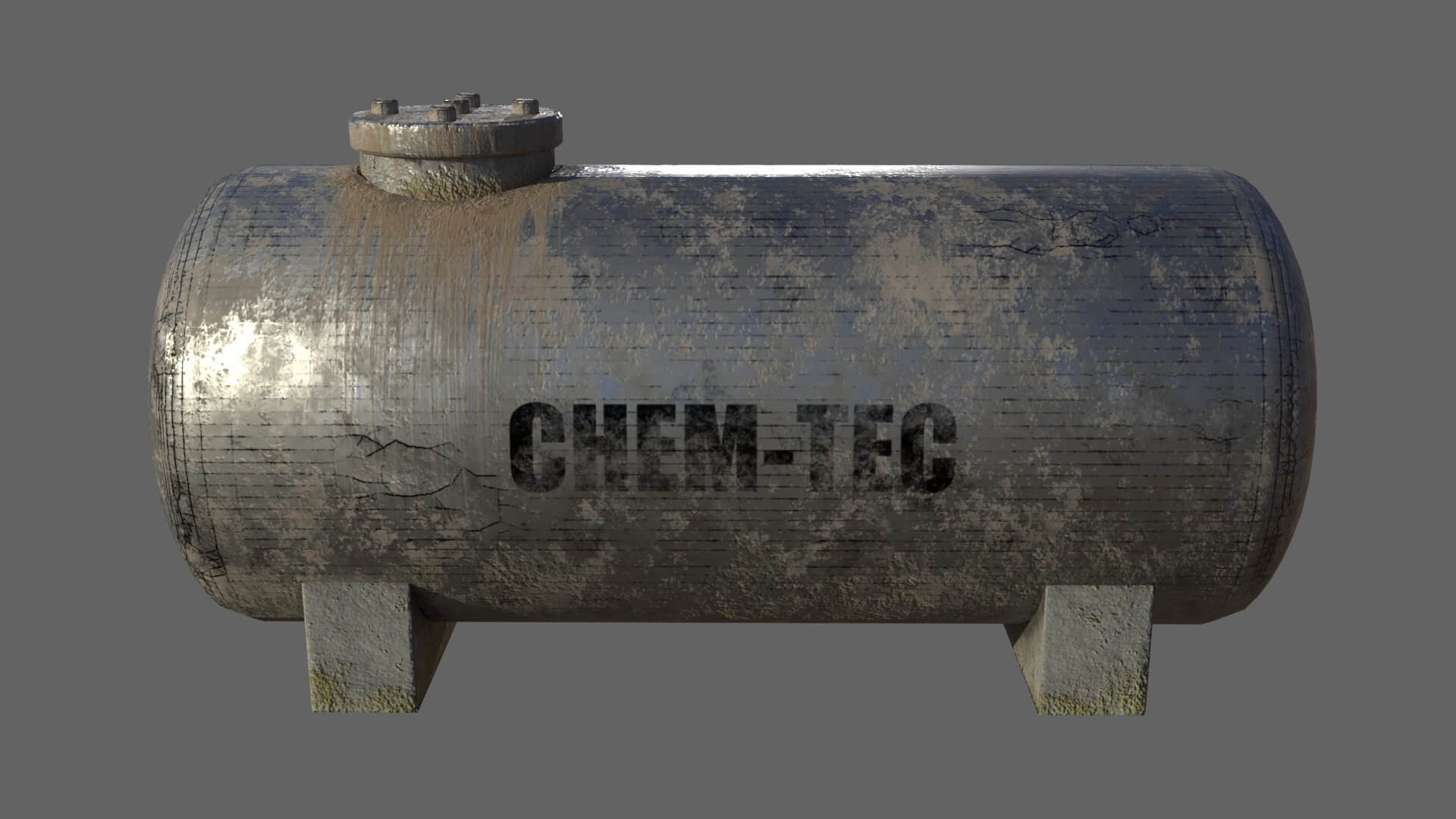 Industrial Storage Tank Asset Pack - Free 3D Model by MagicCGIStudios