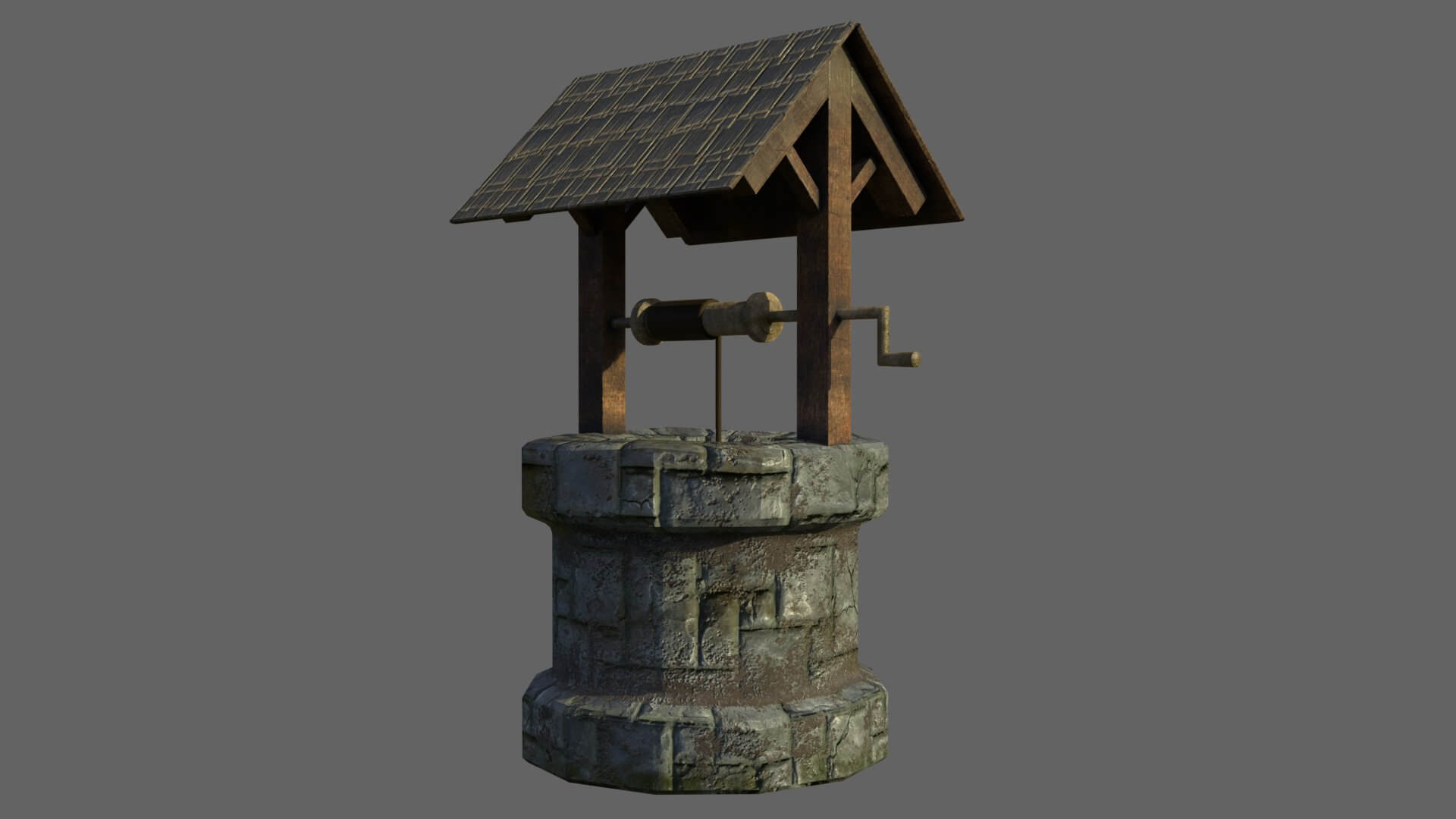 Medieval Water Well - Free 3D Model by MagicCGIStudios