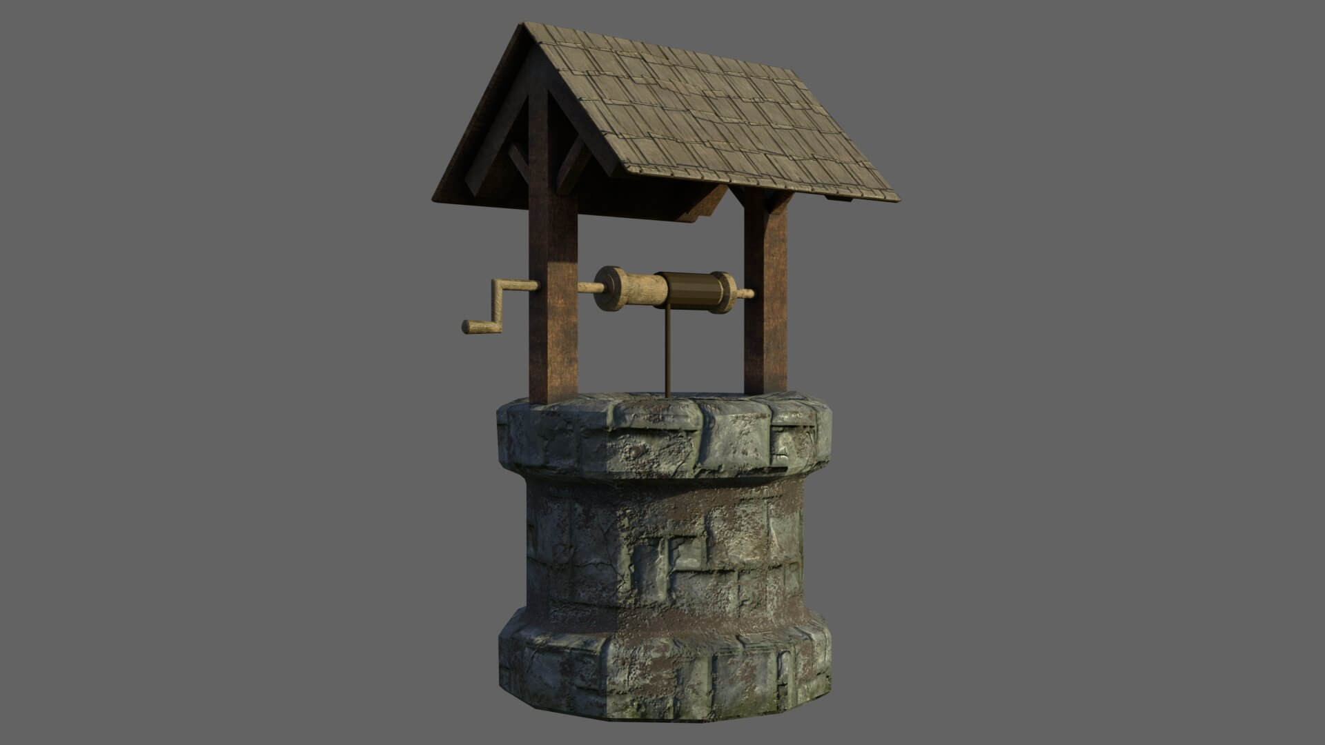Medieval Water Well - Free 3D Model by MagicCGIStudios