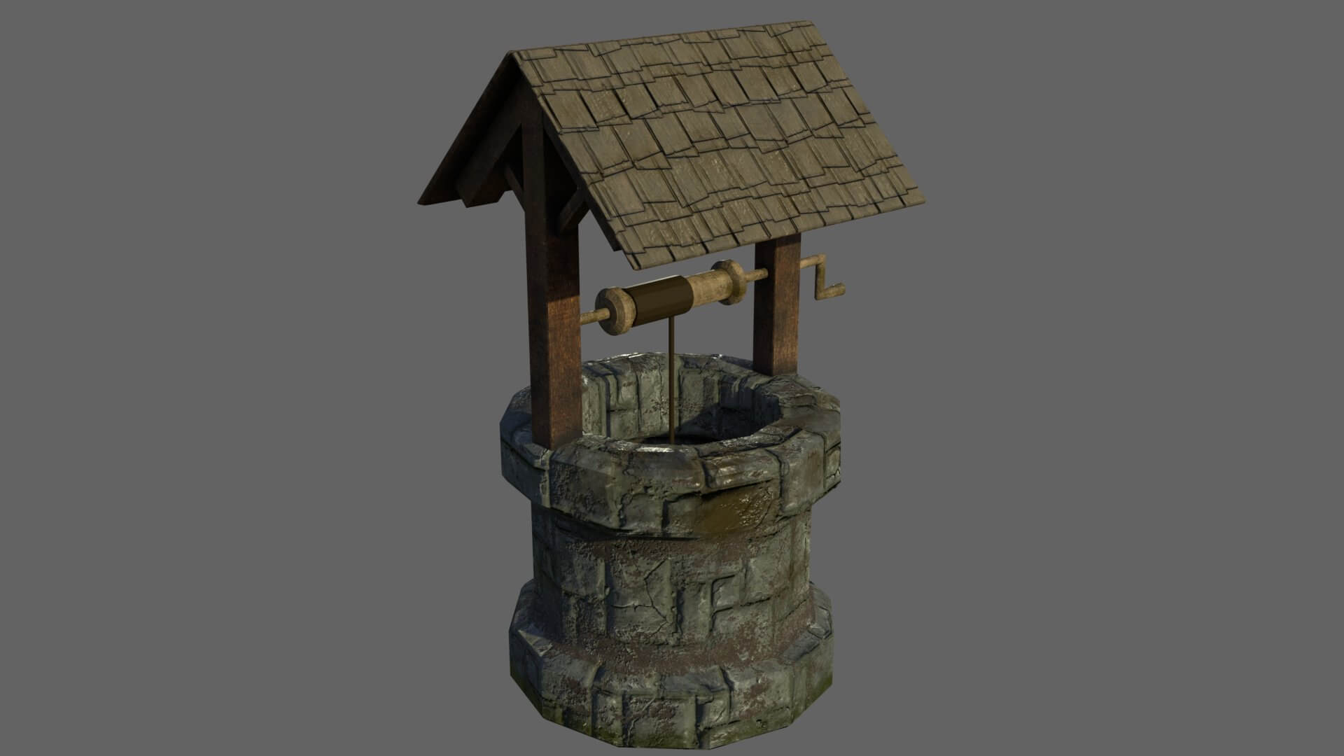 Medieval Water Well - Free 3D Model by MagicCGIStudios