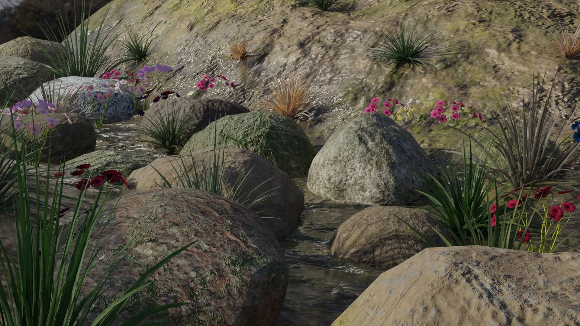 Rock Collection 01 Asset Pack - Free 3D Model by MagicCGIStudios