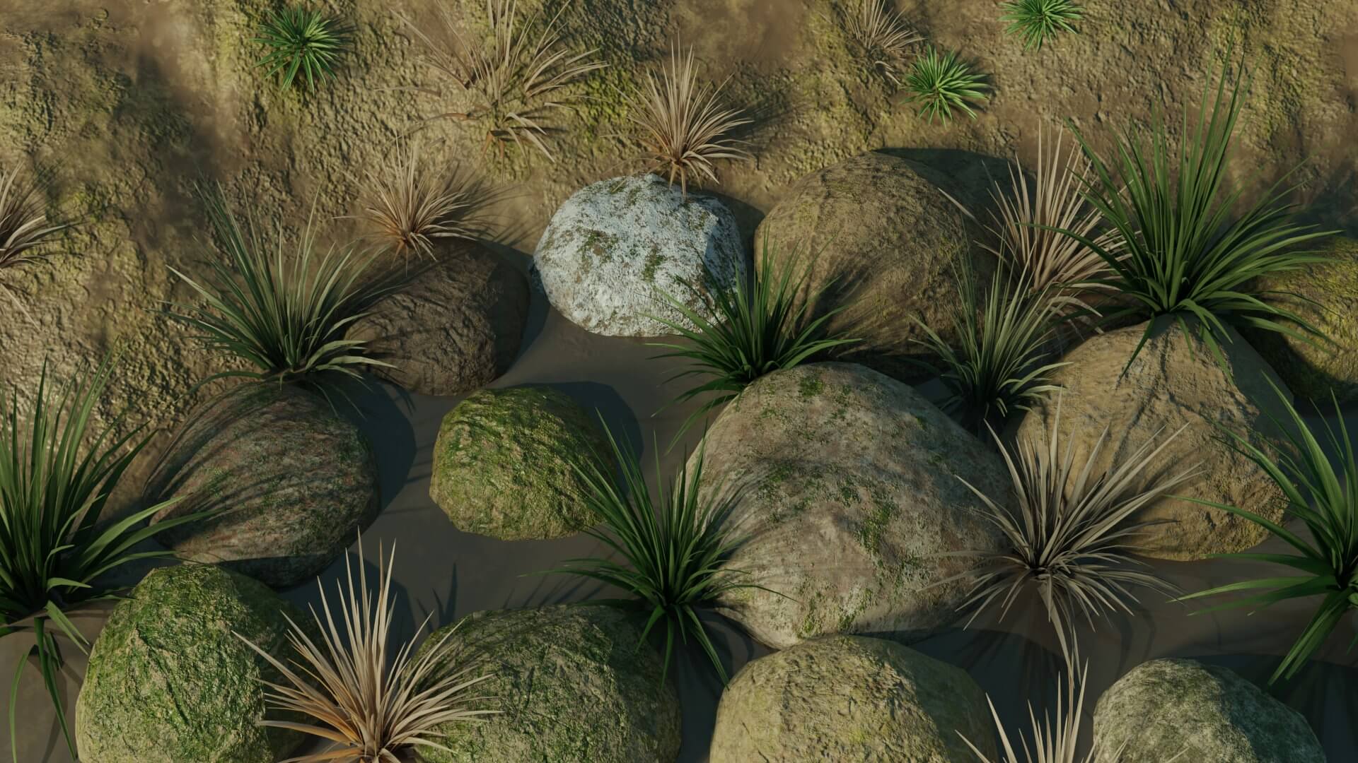 Rock Collection 01 Asset Pack - Free 3D Model by MagicCGIStudios