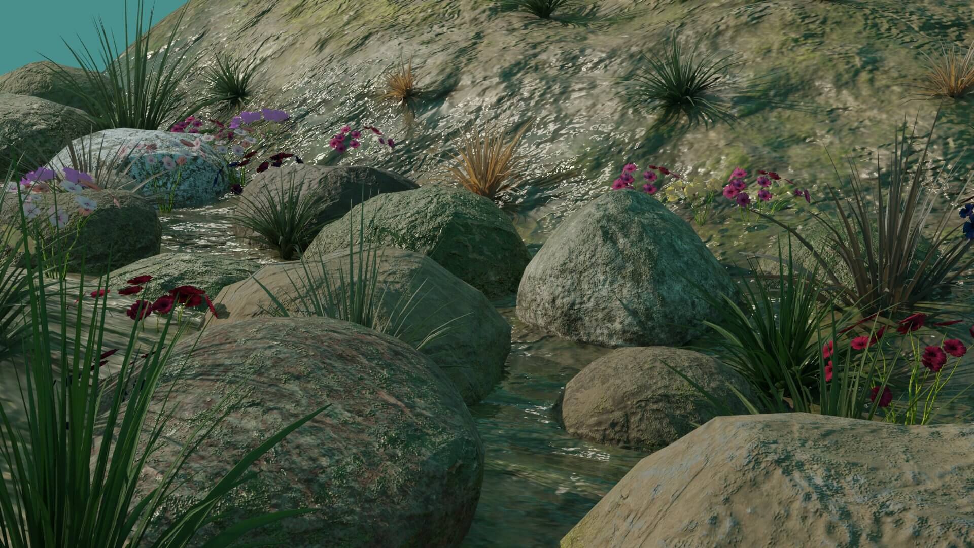 Rock Collection 01 Asset Pack - Free 3D Model by MagicCGIStudios