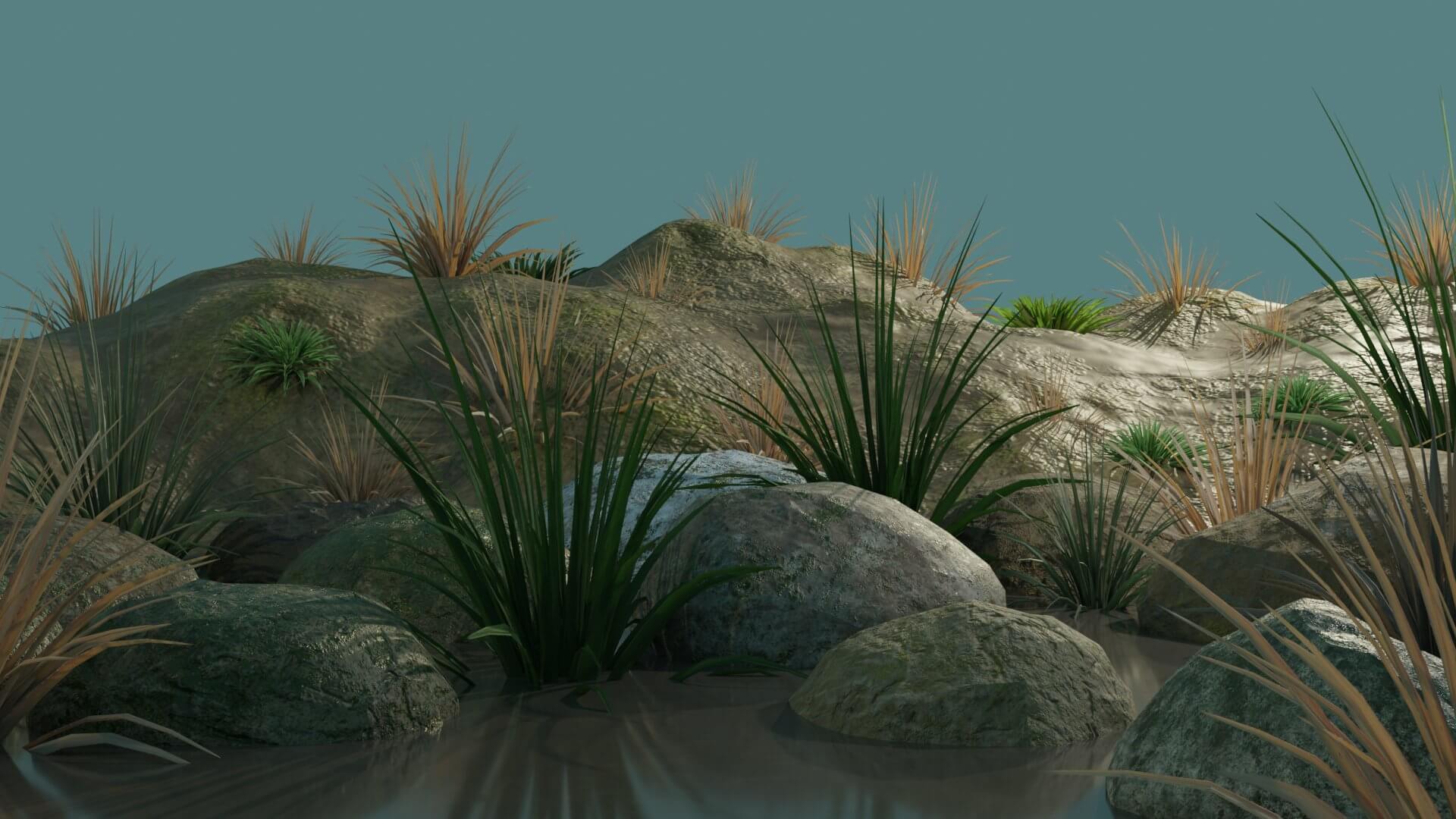 Rock Collection 01 Asset Pack - Free 3D Model by MagicCGIStudios