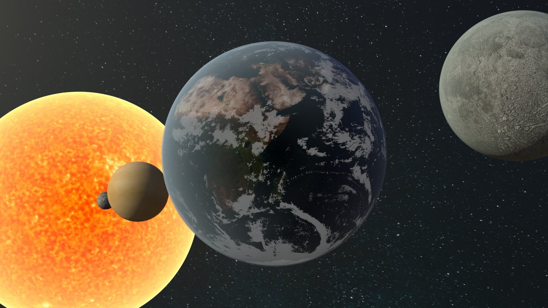 Solar System Asset Pack - Free 3D Model by MagicCGIStudios