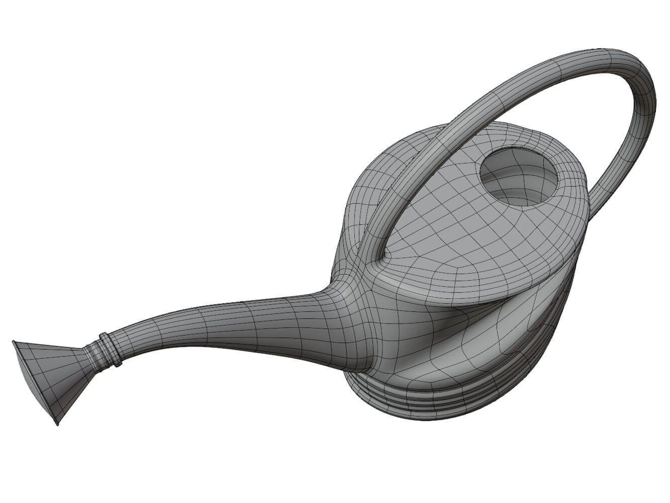 Mini Garden Watering Can - 3D Model by magsci