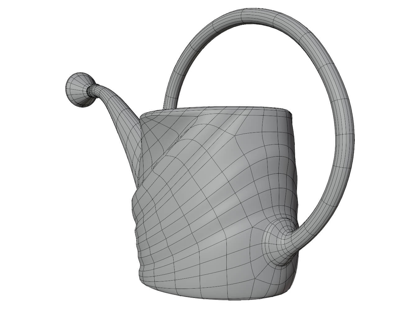 Mini Garden Watering Can - 3D Model by magsci