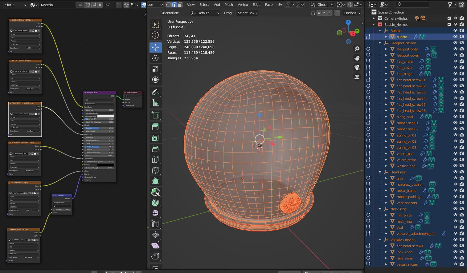 NASA Apollo 11 Astronaut Bubble Helmet - 3D Model by magsci