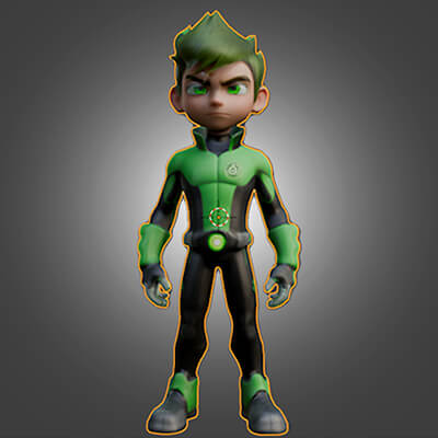 Ben 10 The Time Traveler - 3D Model by Mahdi741