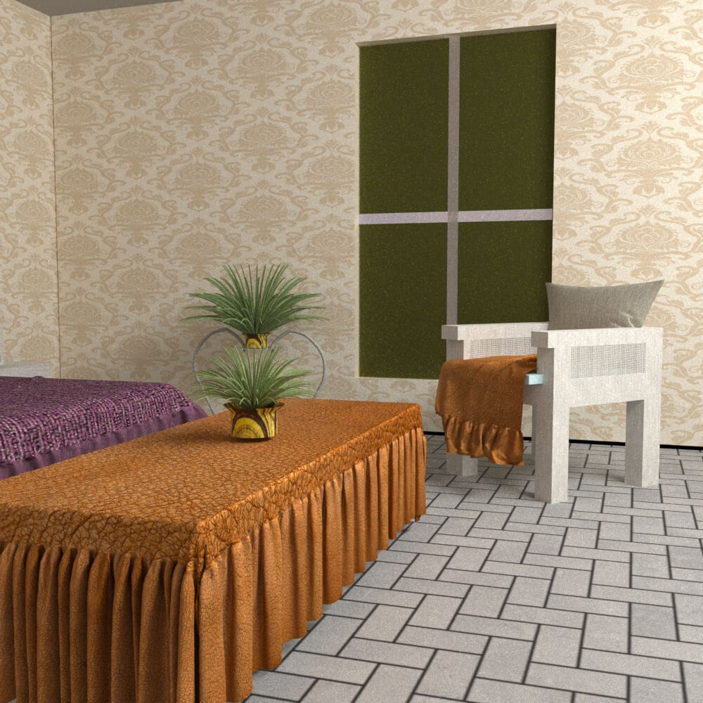 Complete Room - 3D Model by Mahdidiman