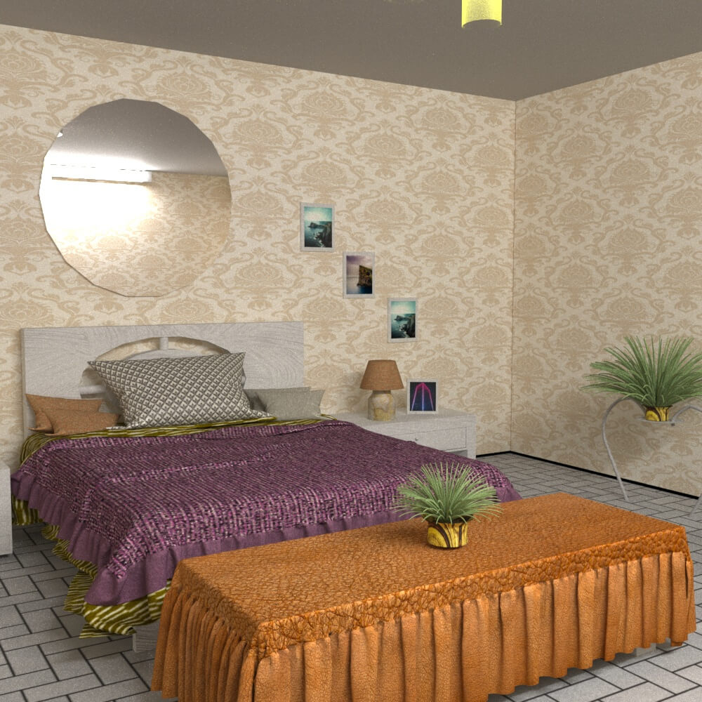 Complete Room - 3D Model by Mahdidiman