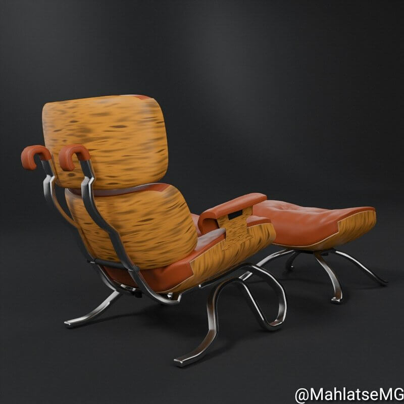 Lounge Chair Nut - 3D Model by Mahlatsemg
