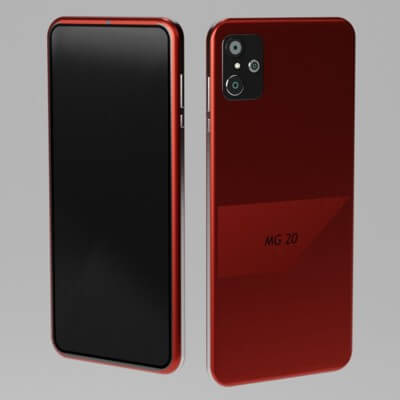 MG 20 Smartphone - Free 3D Model by Mahlatsemg