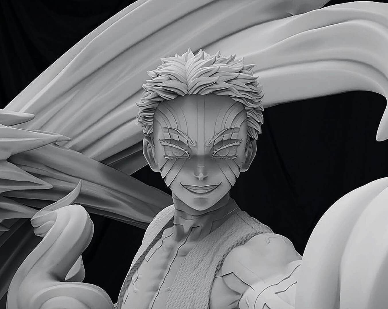 Akaza Demon Slayer - 3D Model by Mai Son