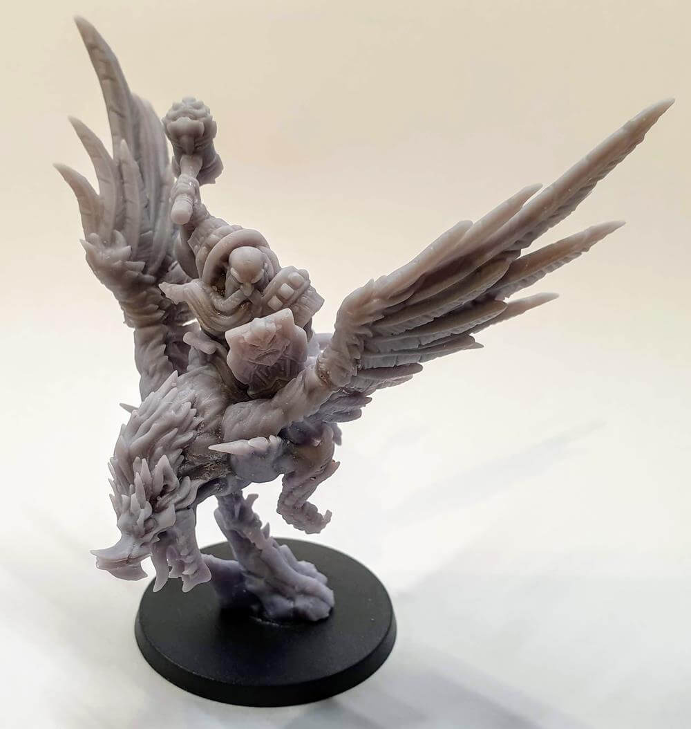 Alvar on Thunderbeak - Dwarven Lord on Griffin 3D Print Model by Mai Son
