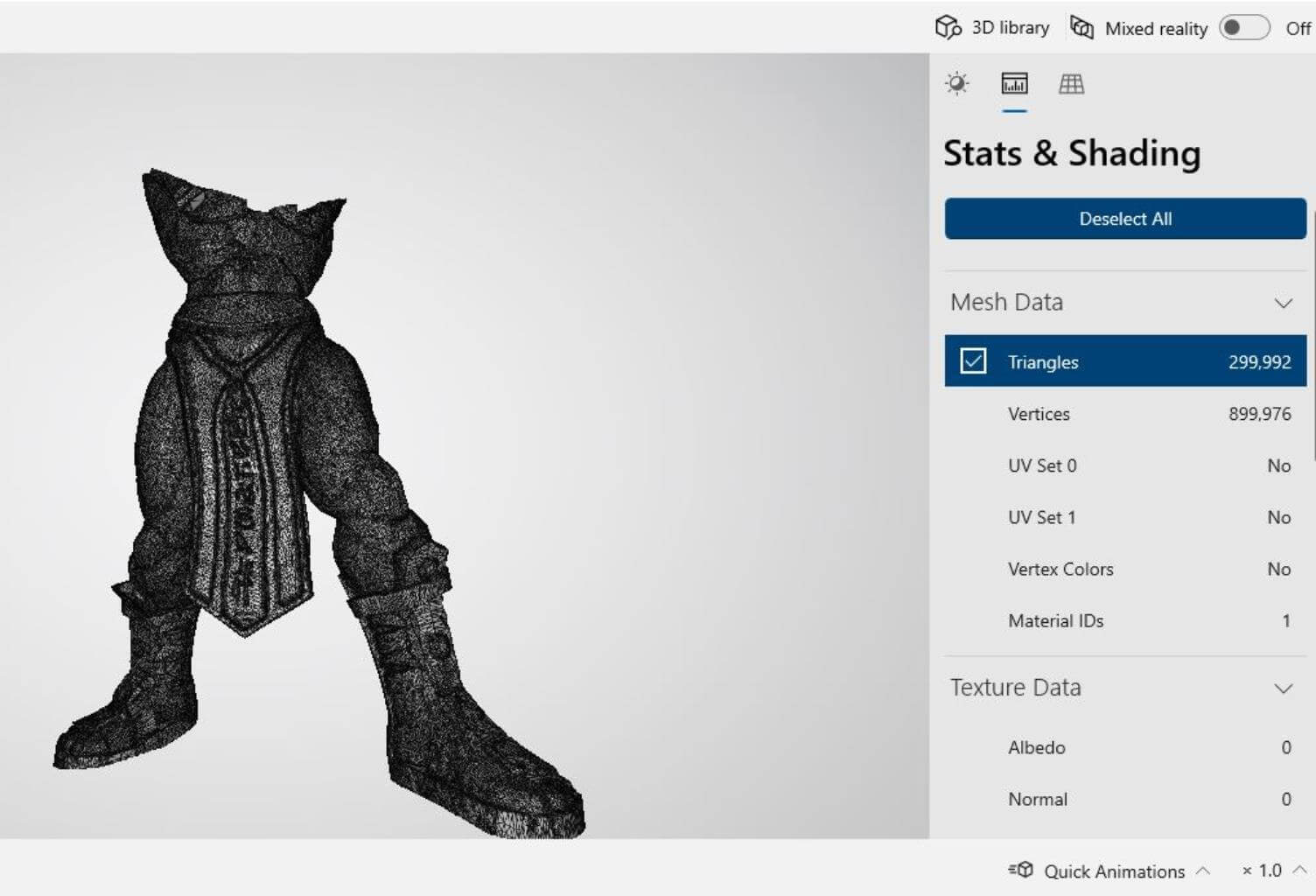 Animated Statue D Miniatures - 3D Print Model by Mai Son