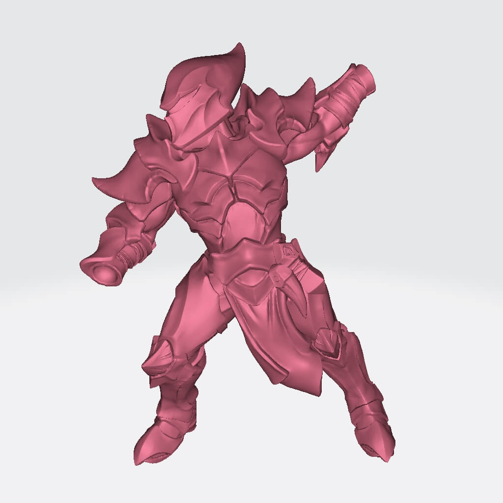 Ashen Inquisitor Female a Miniatures - 3D Model by Mai Son