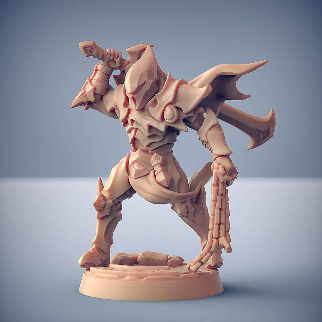 Ashen Inquisitor Female B Miniatures - 3D Print Model by Mai Son