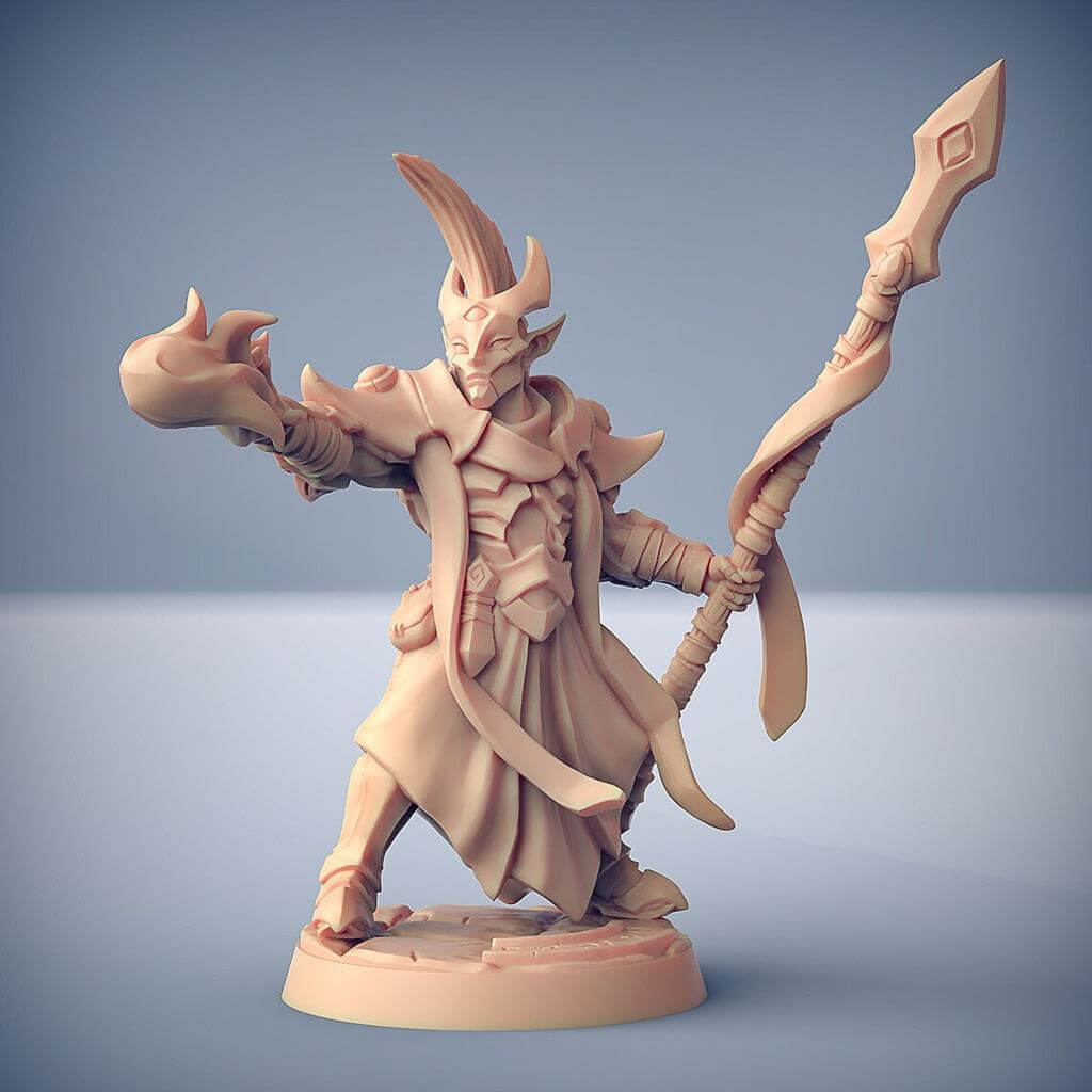 Ashen Priest Male F Miniatures - 3D Model by Mai Son