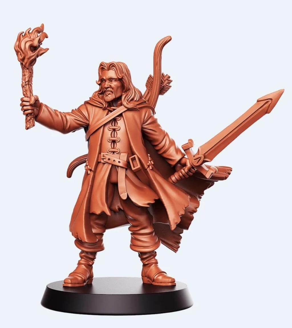 Belevor Human Ranger Miniatures - 3D Print Model by Mai Son