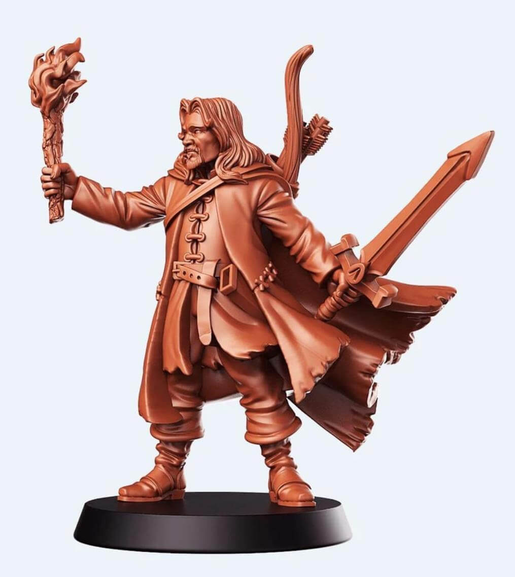 Belevor Human Ranger Miniatures - 3D Model by Mai Son