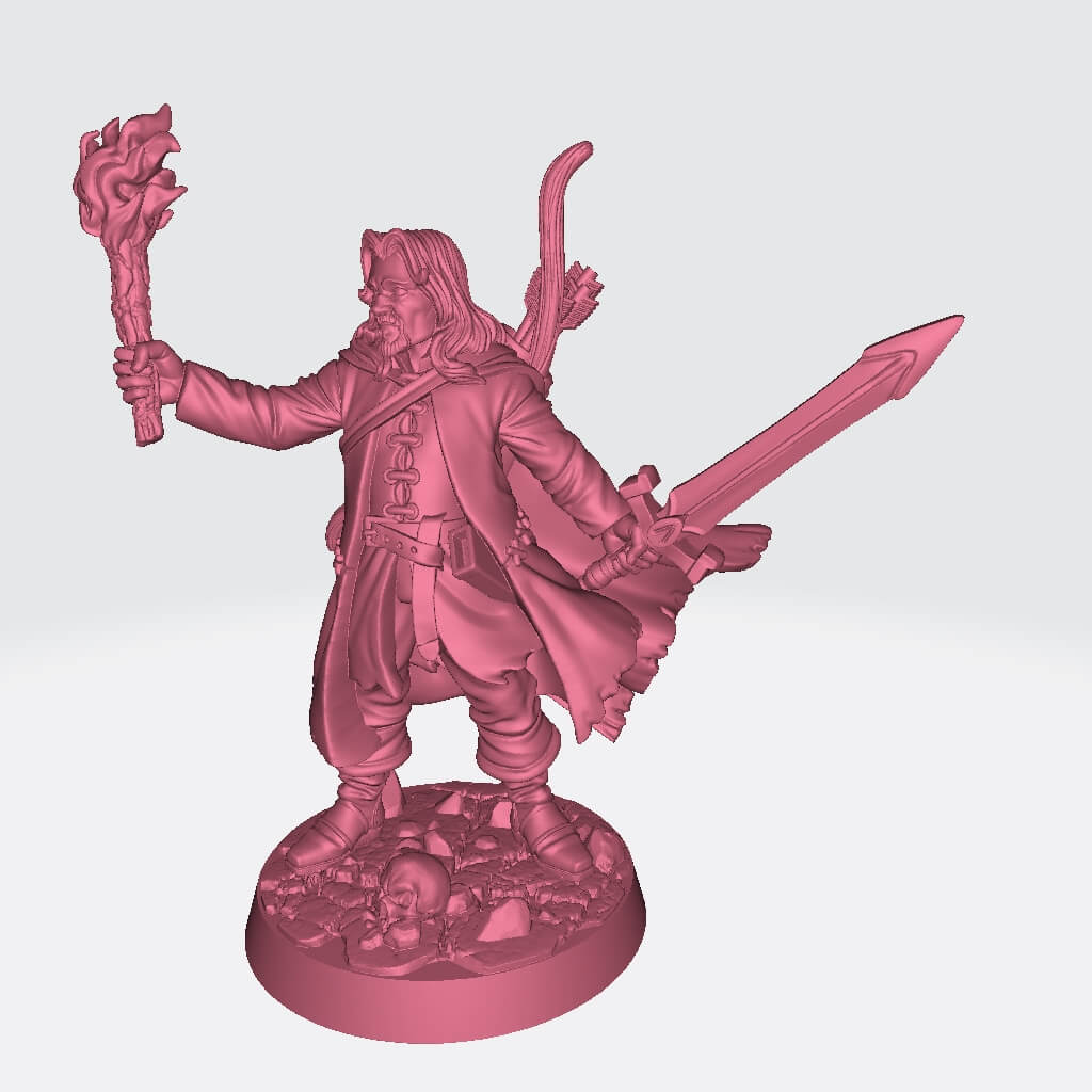 Belevor Human Ranger Miniatures - 3D Model by Mai Son