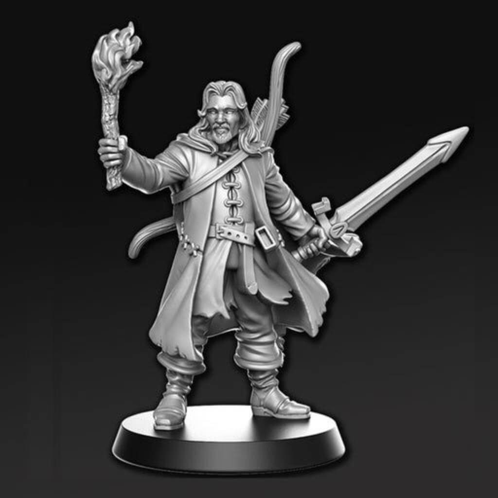 Belevor Human Ranger Miniatures - 3D Print Model by Mai Son