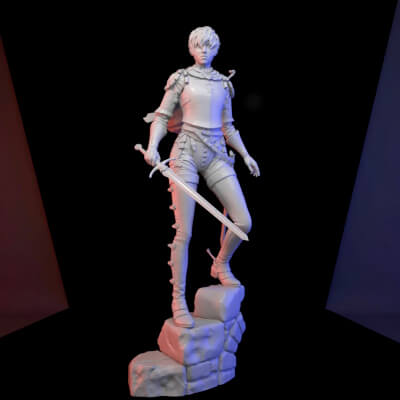 Berserk Casca - 3D Model by Mai Son