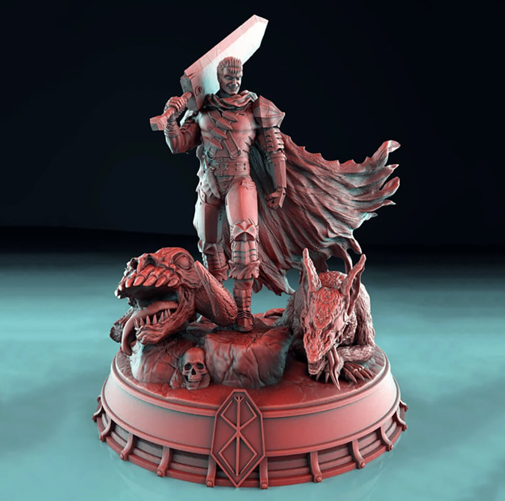 Berserk Guts - 3D Model by Mai Son