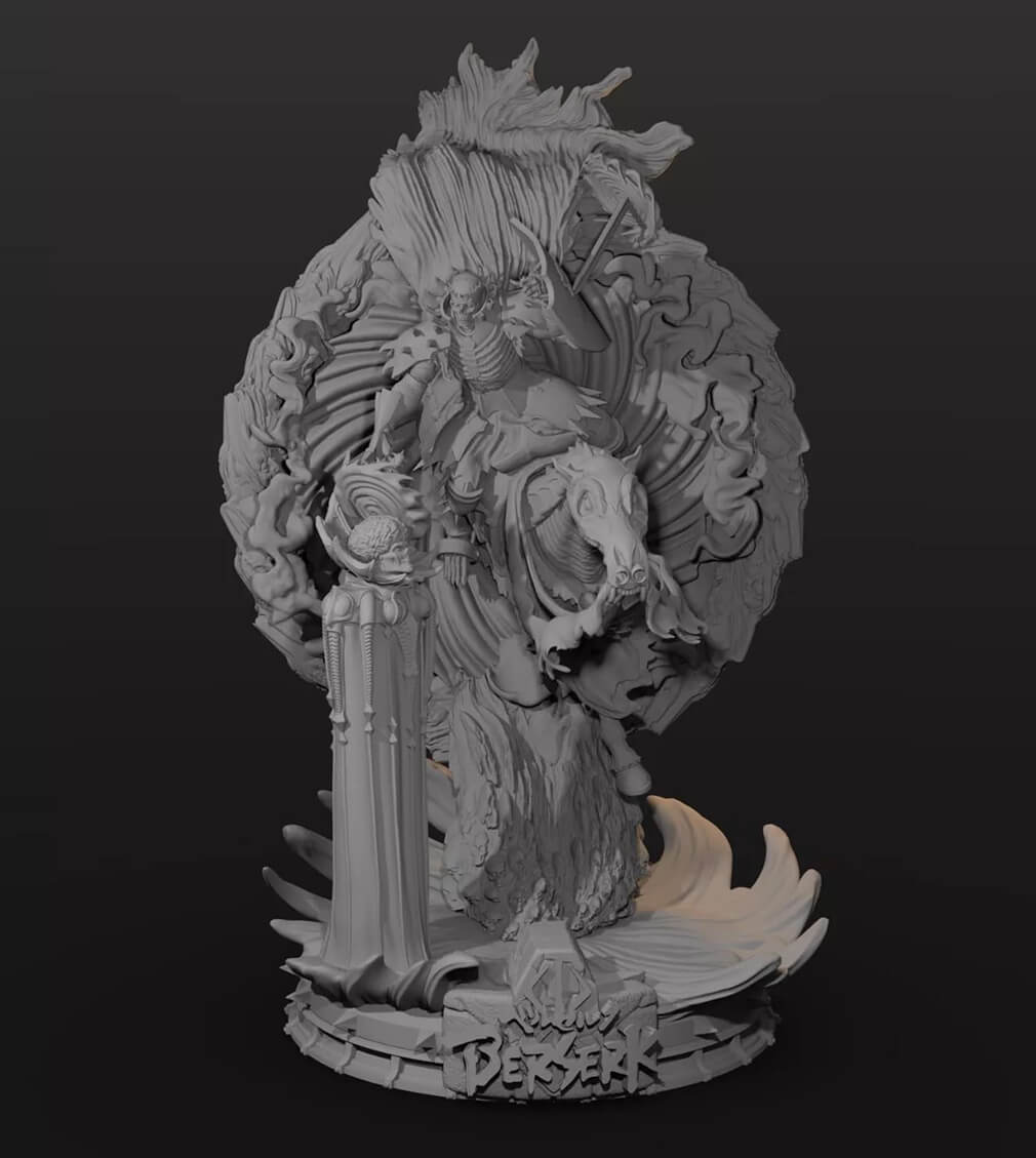 Berserk Skull Knight - 3D Model by Mai Son