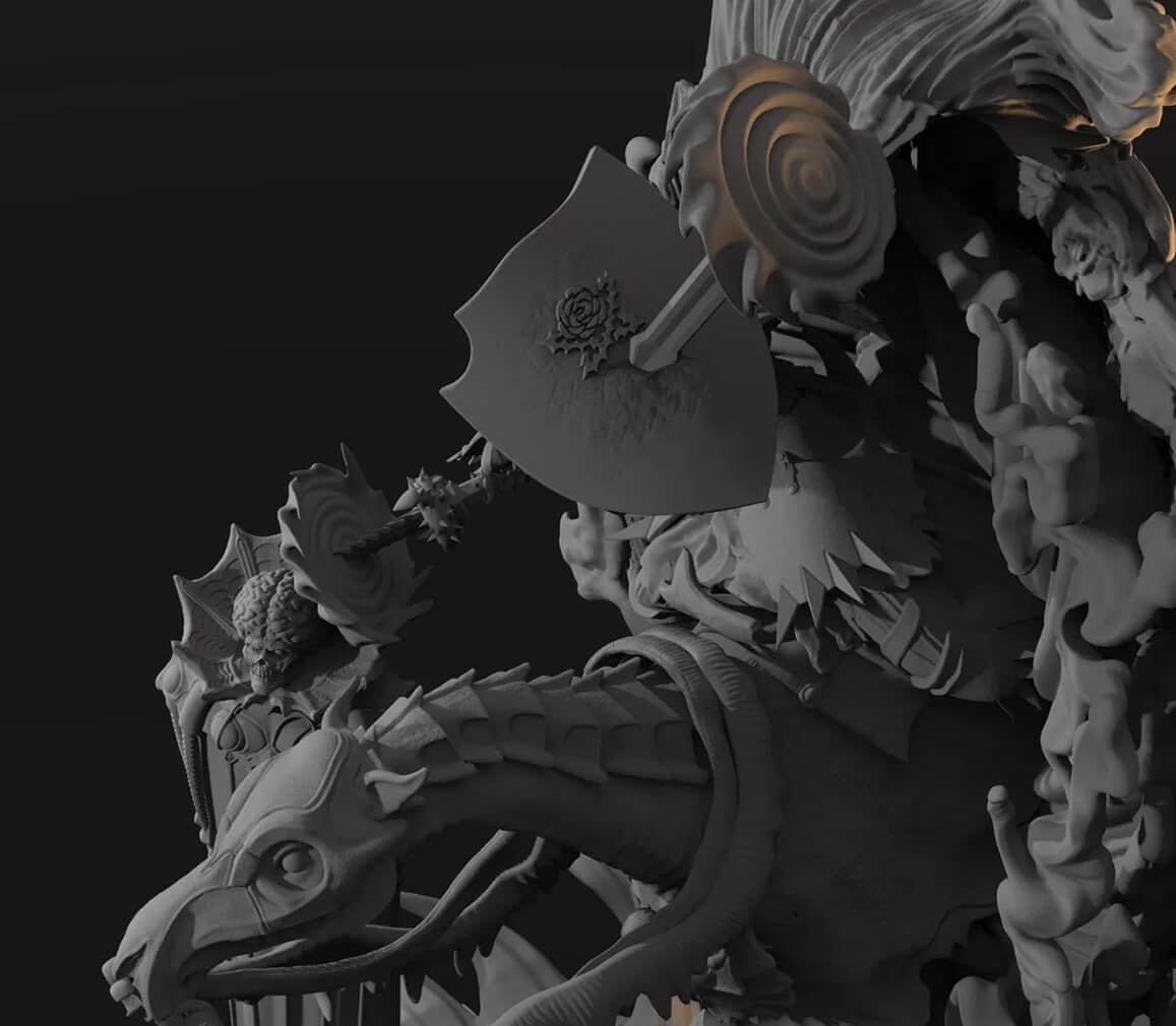 Berserk Skull Knight - 3D Model by Mai Son