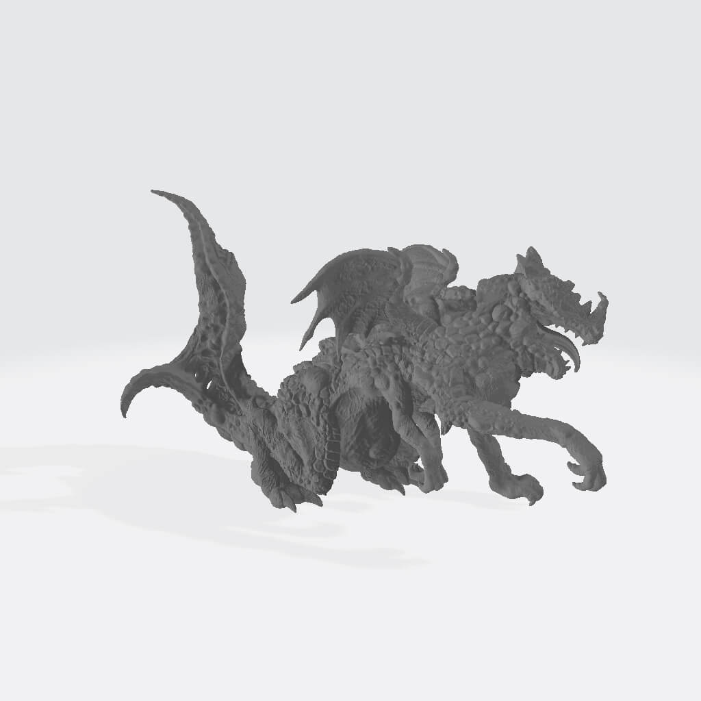 Blight Dragon 3D Model Ready To Print by Mai Son