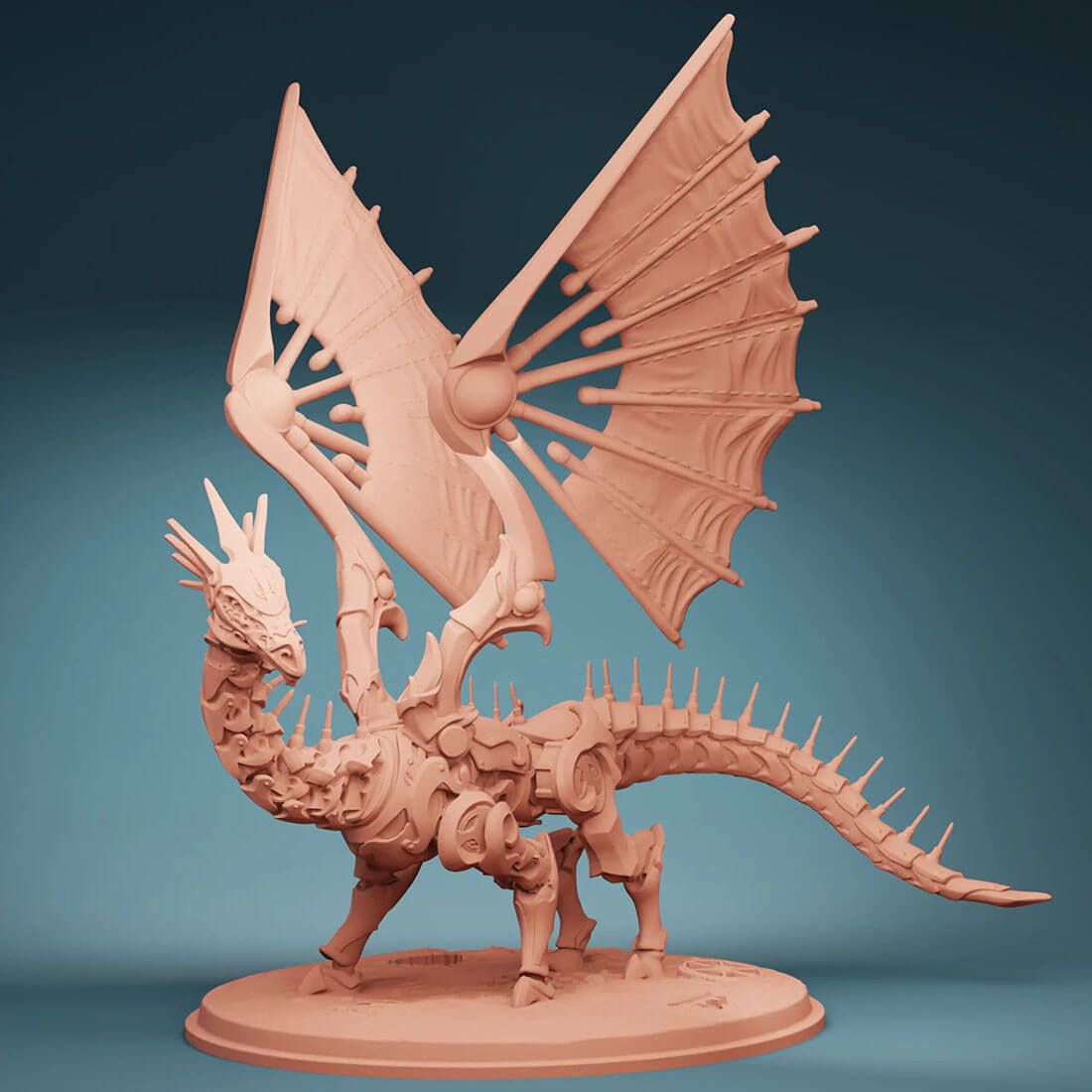 Clockwork Dragon - 3D Print Model by Mai Son