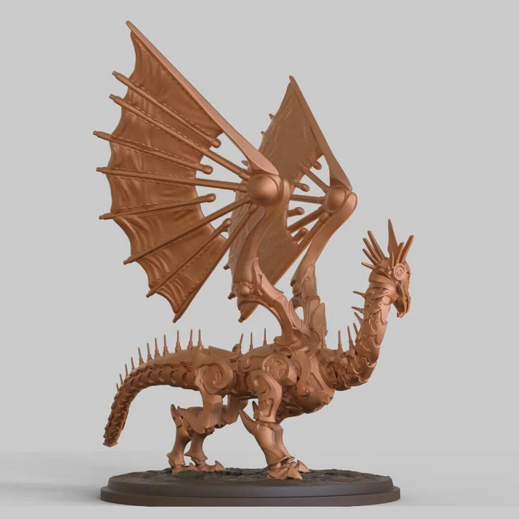 Clockwork Dragon - 3D Print Model by Mai Son