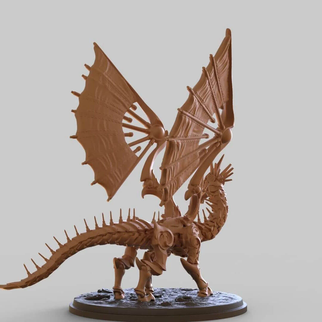Clockwork Dragon - 3D Print Model by Mai Son