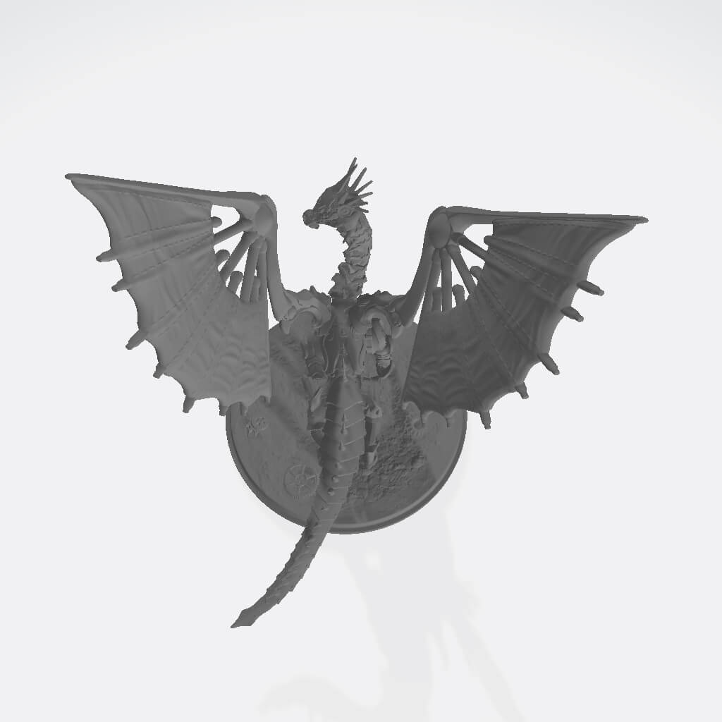 Clockwork Dragon - 3D Print Model by Mai Son
