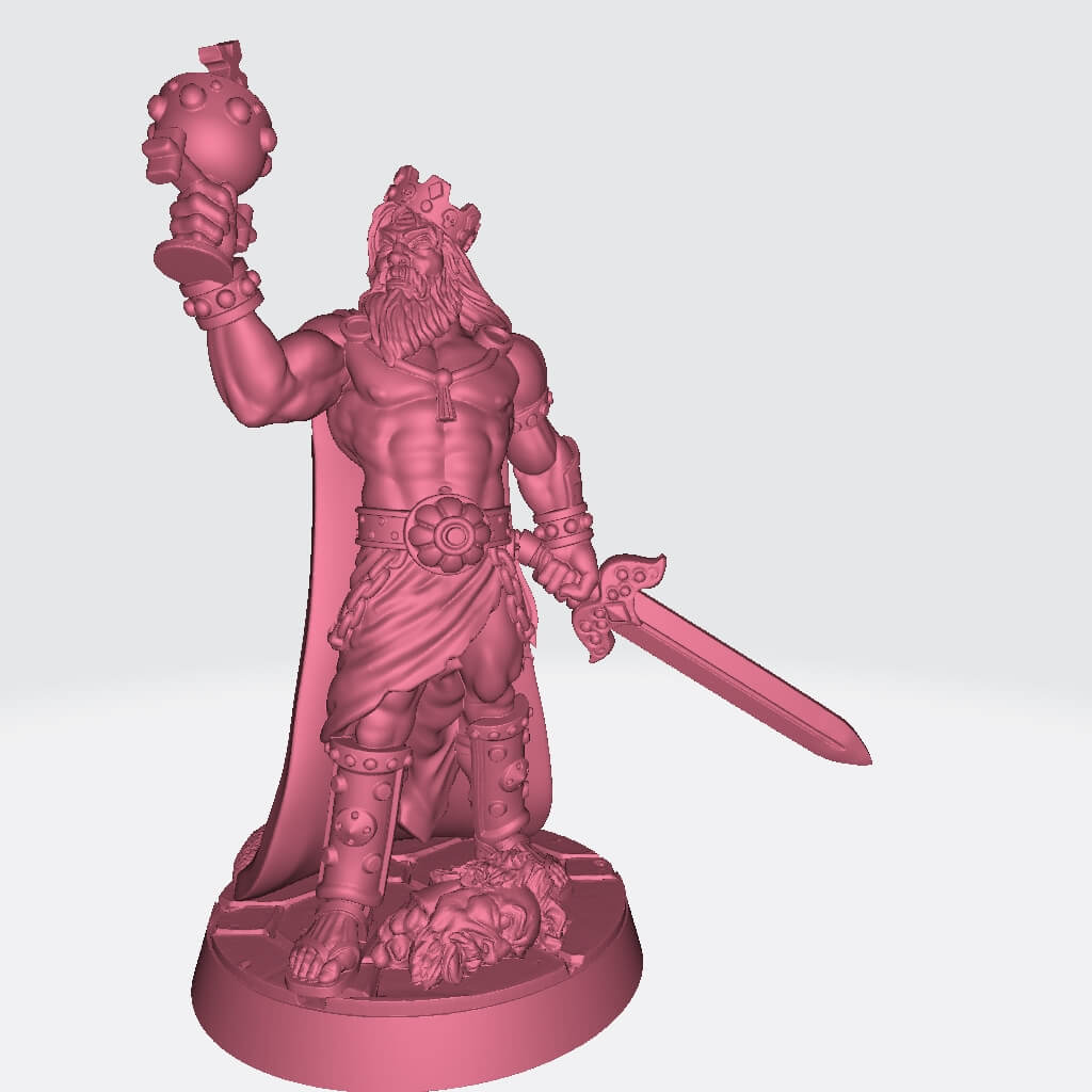 Cron - The Crown Stealer Miniatures 3D Model by Mai Son