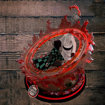 Demon Slayer Tanjiro Vs Rui - 3D Model by Mai Son