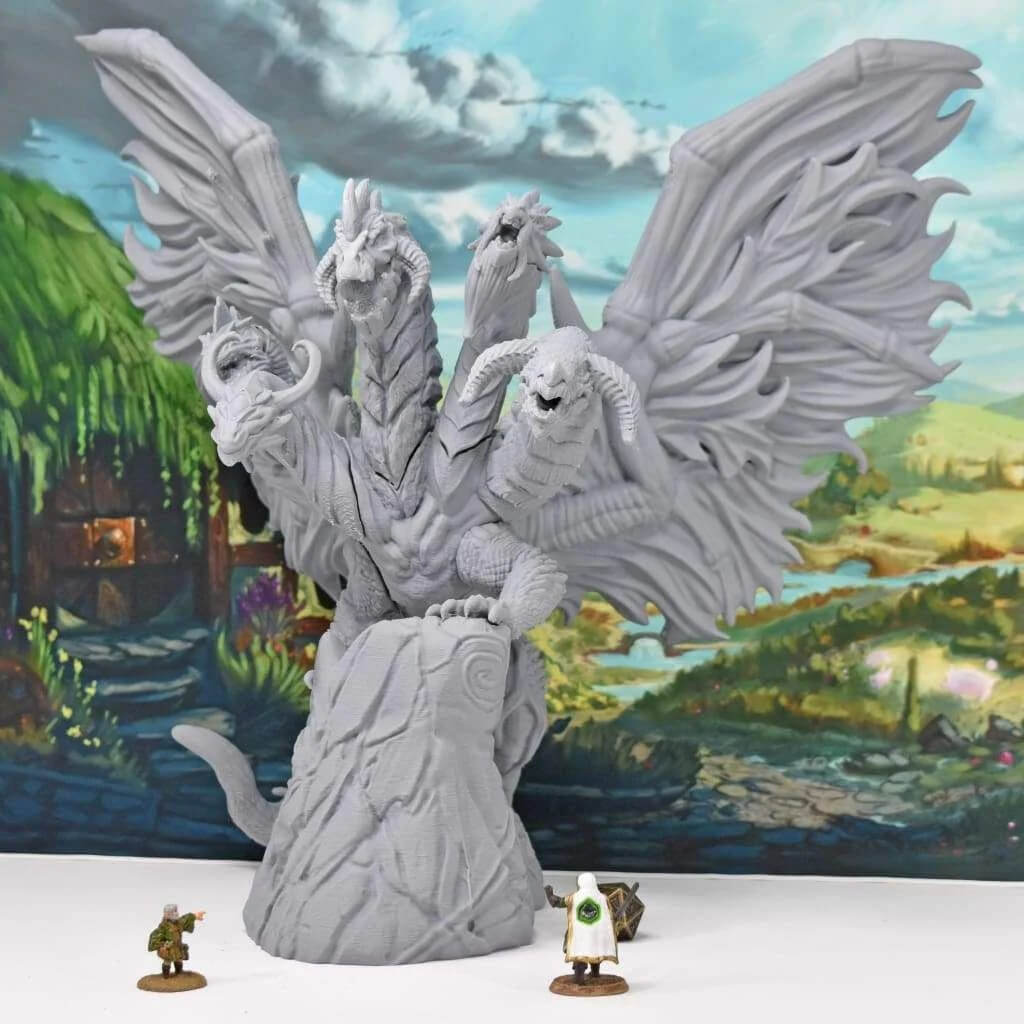 Elemental Queen Dragon - 3D Print Model by Mai Son