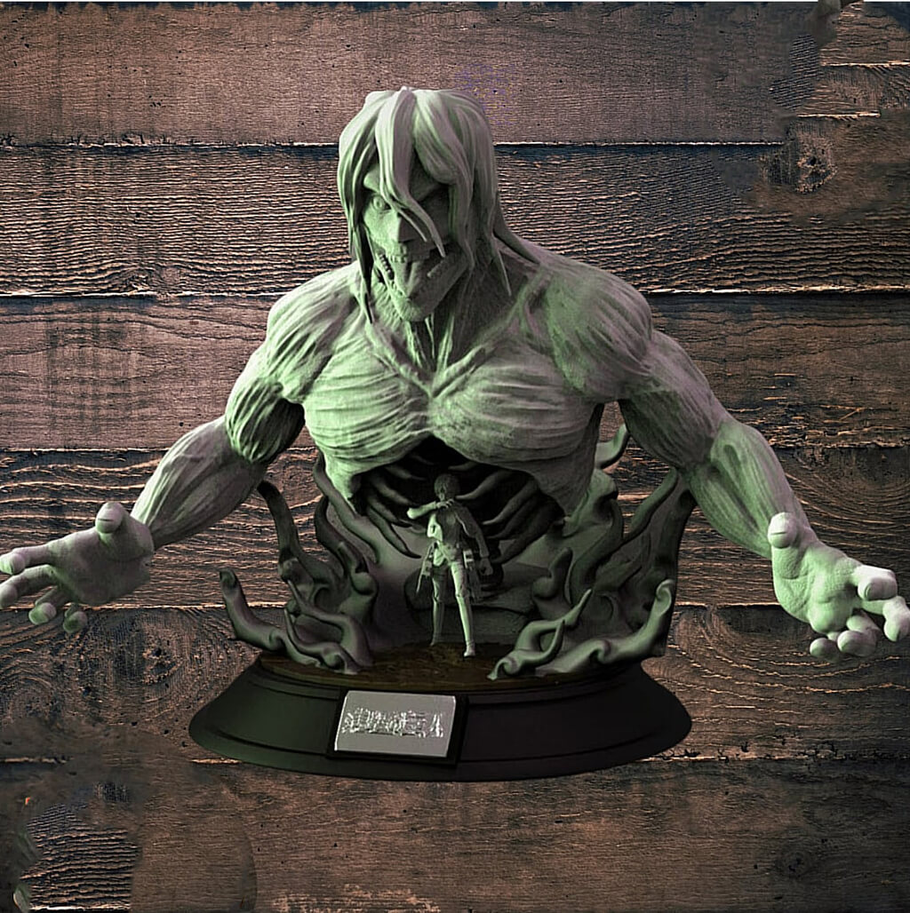 Eren Titan Miniatures - 3D Model by Mai Son