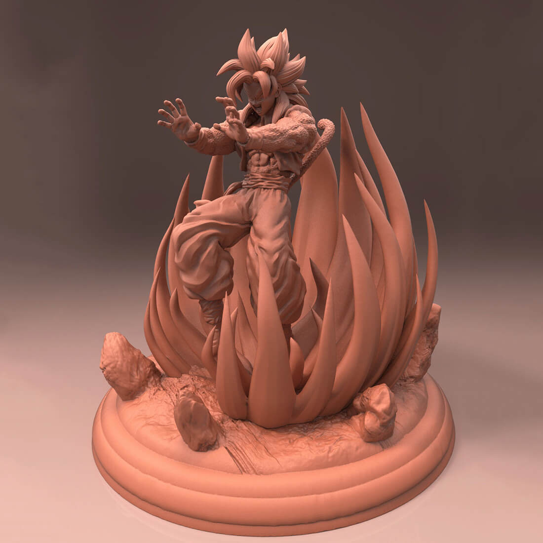 Gogeta SS4 Chibi - 3D Print Model by Mai Son