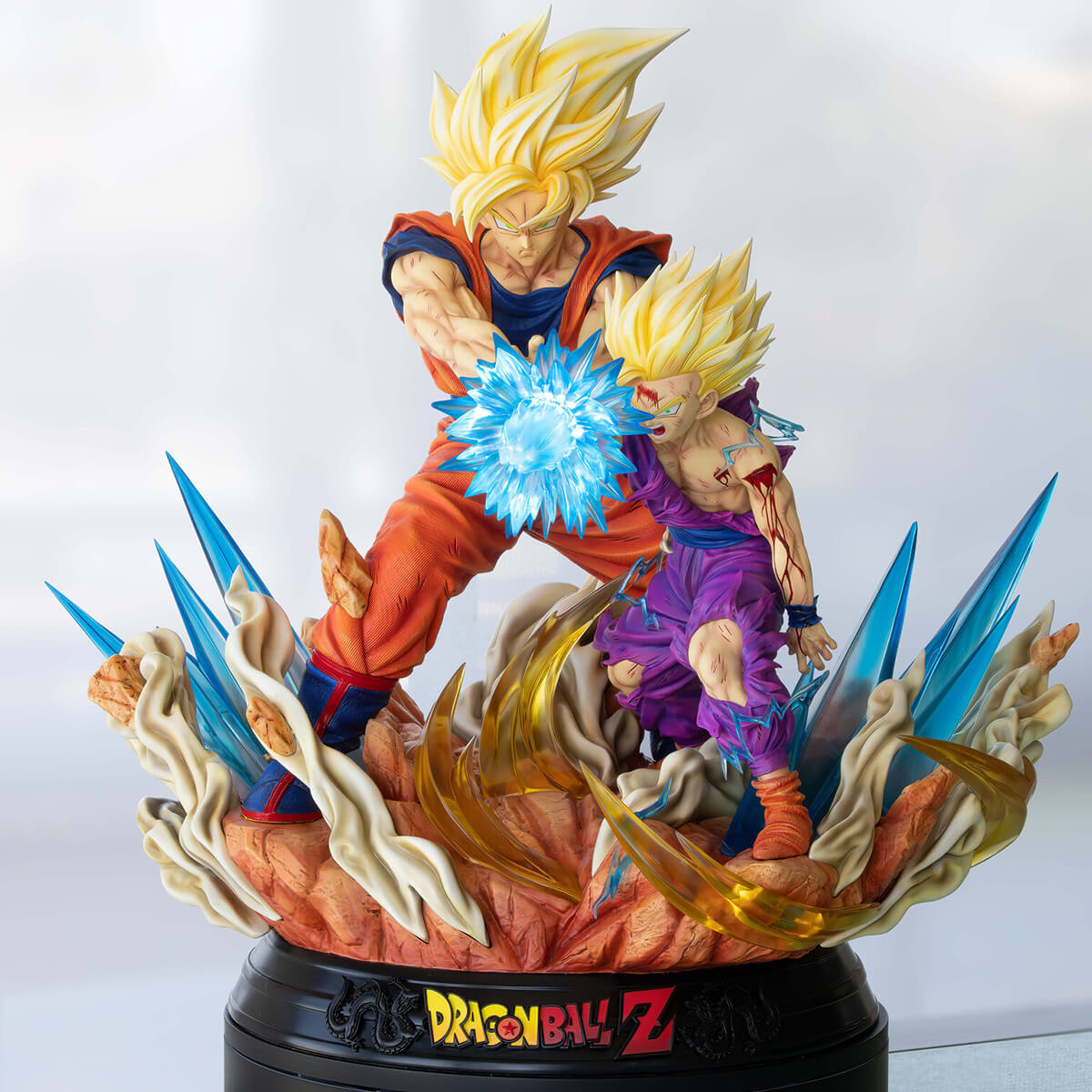 Goku and Gohan – Father and Son Kamehameha - 3D Model by Mai Son