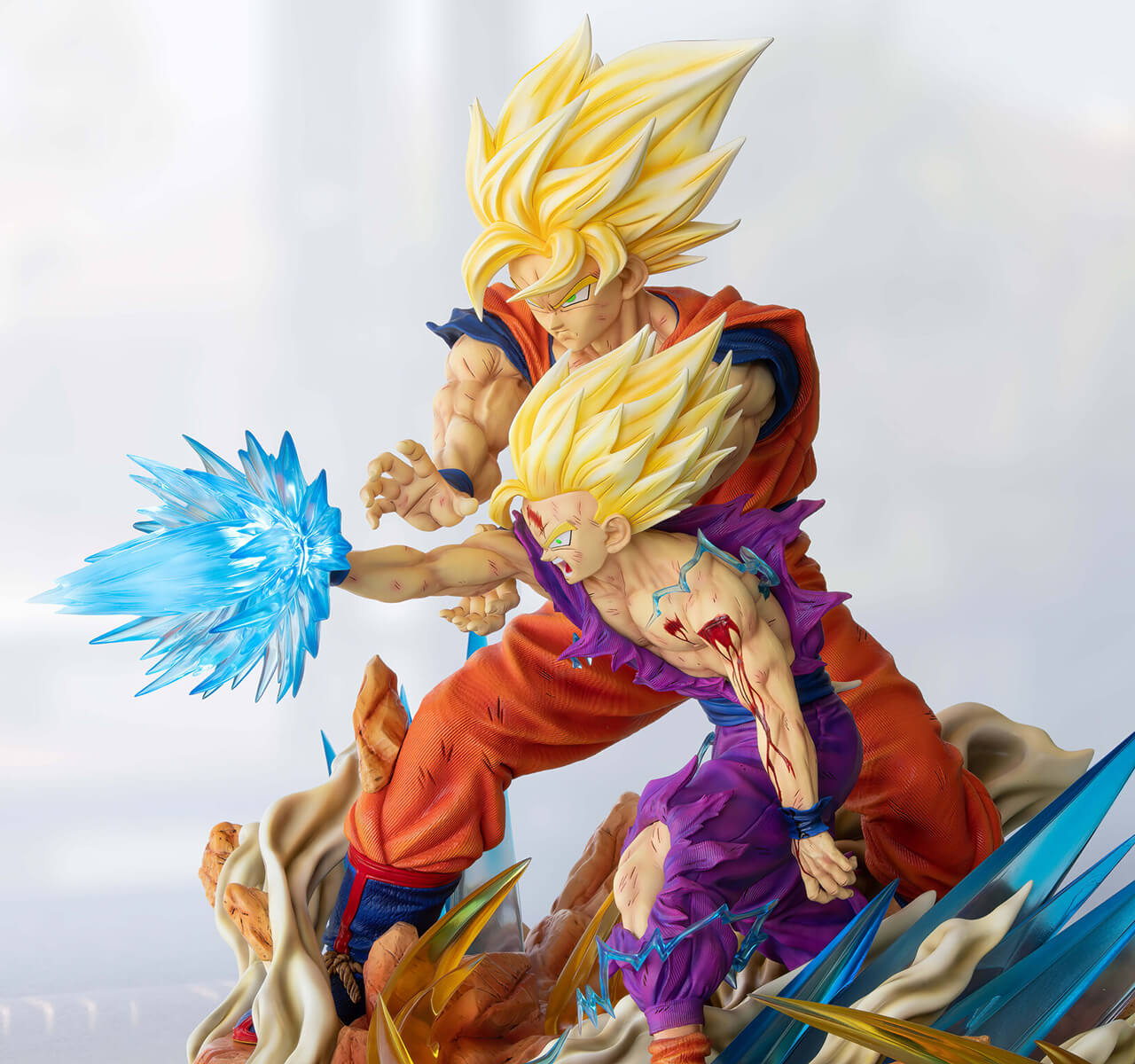 Goku and Gohan – Father and Son Kamehameha - 3D Model by Mai Son