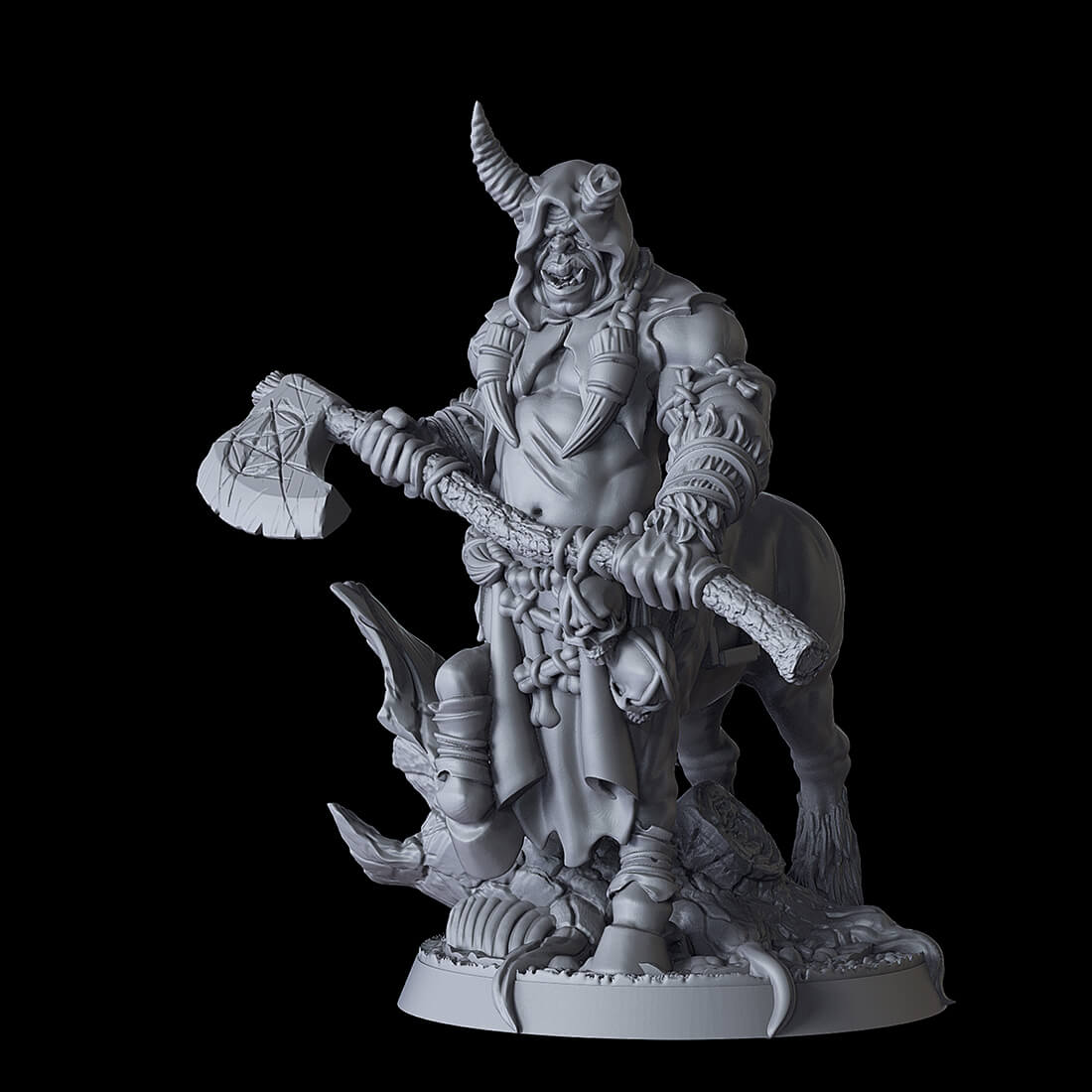 Gorknod Devil Centaur Miniatures - 3D Print Model by Mai Son