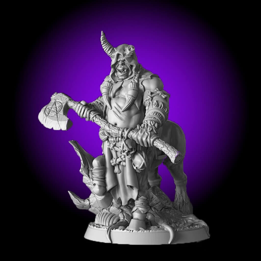 Gorknod Devil Centaur Miniatures - 3D Model by Mai Son