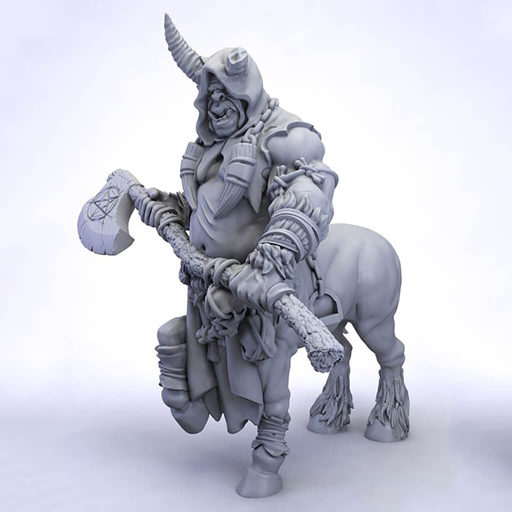 Gorknod Devil Centaur Miniatures - 3D Model by Mai Son