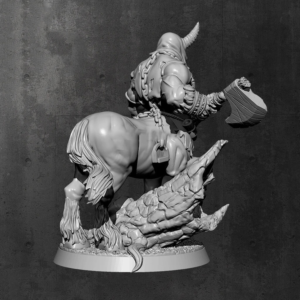 Gorknod Devil Centaur Miniatures - 3D Print Model by Mai Son