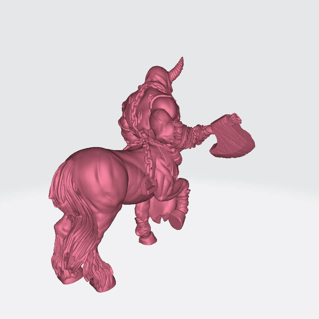 Gorknod Devil Centaur Miniatures - 3D Model by Mai Son