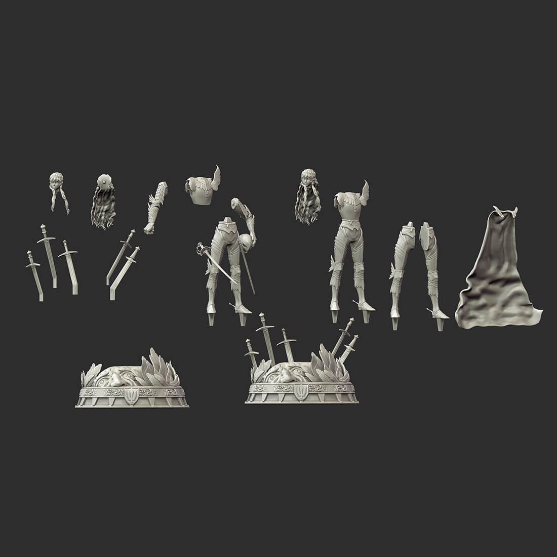 Griffith The White Hawk - Berserk 3D Print Model by Mai Son