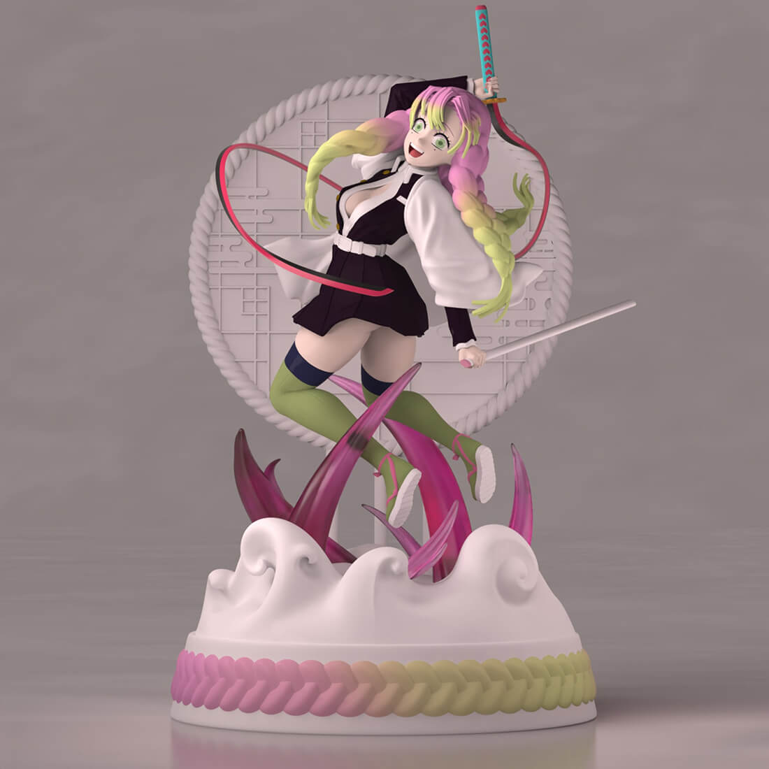 Kanroji Mitsuri - 3D Model by Mai Son